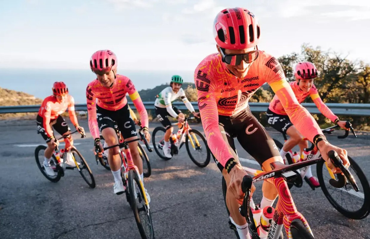 La nouvelle esthétique de l'EF Pro Cycling est l'envie du peloton