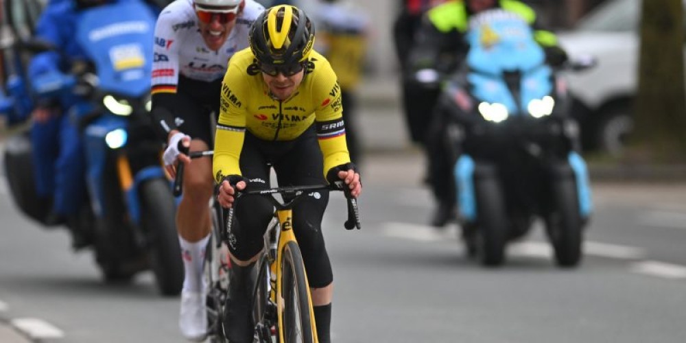 Jan Tratnik hace buena la Omloop Het Niewsblad de Visma-Lease a Bike