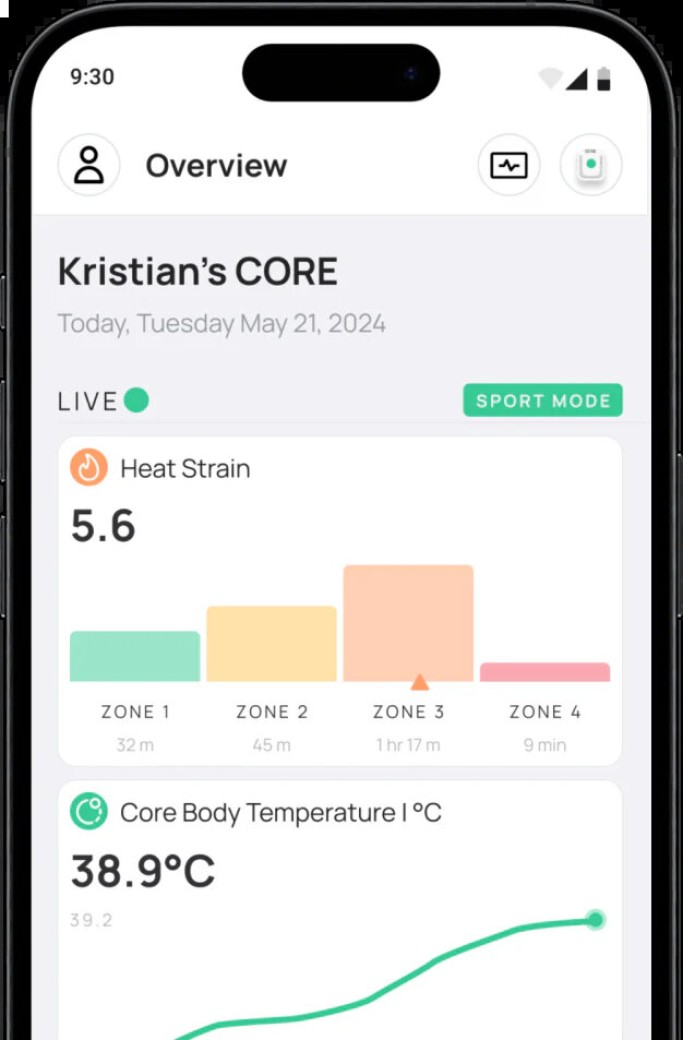 Training areas for heat, Core launches a plan to adapt to high temperatures