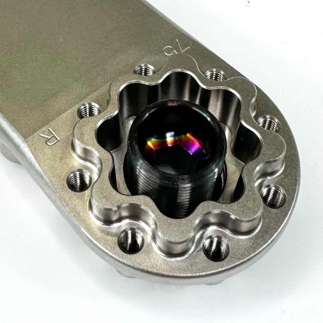 New titanium 5DEV cranksets for road, gravel, and XC