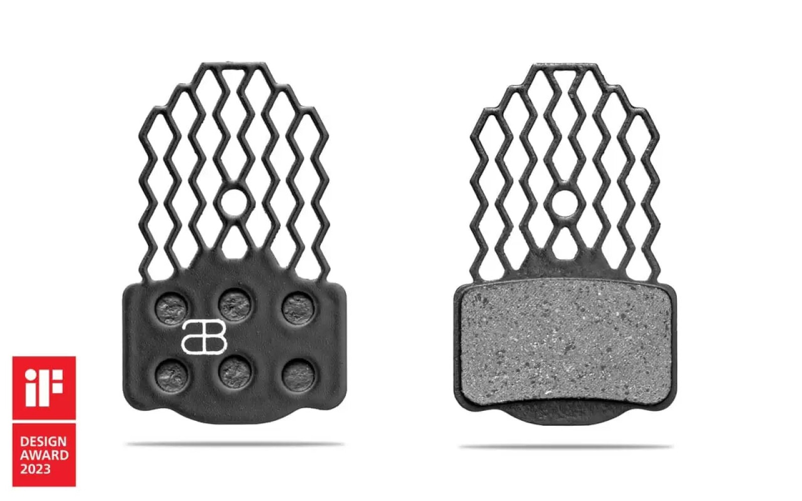 Brake pads with cooling fins arrive in mountain biking
