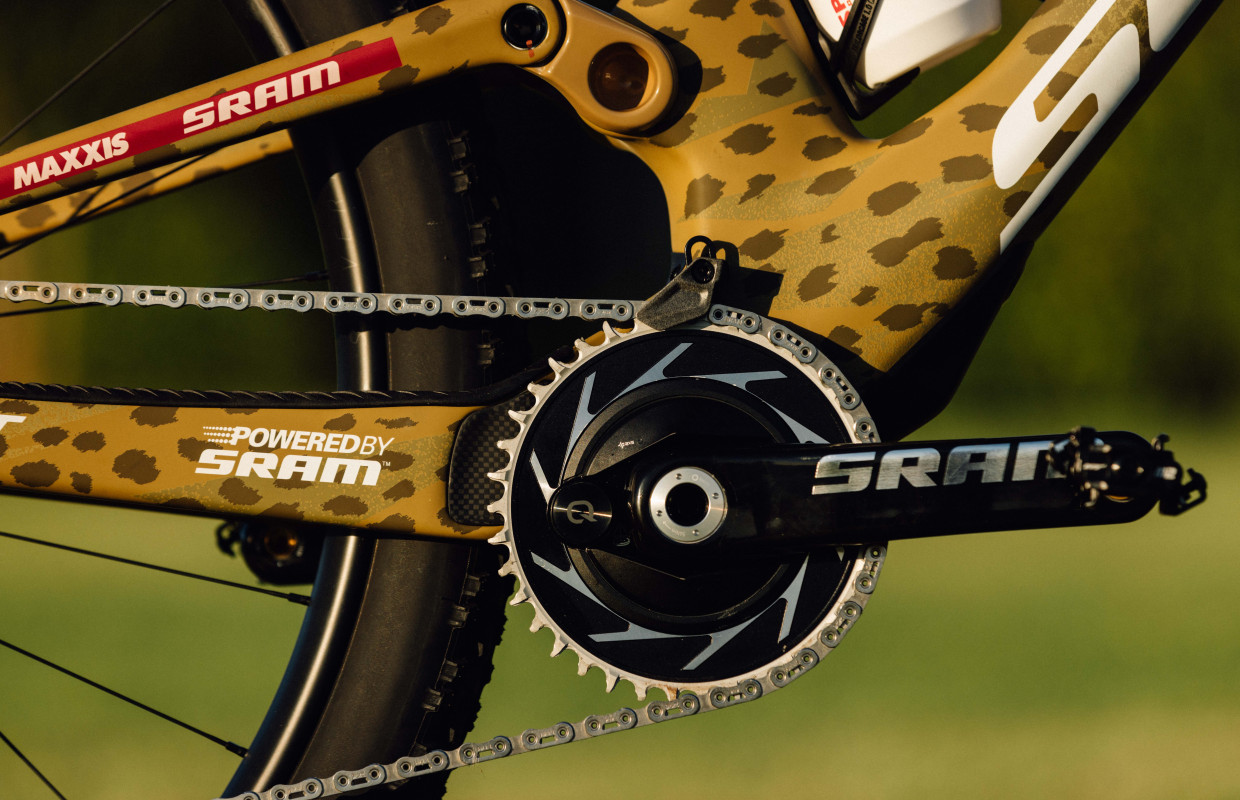 Nino Schurter's SCOTT SPARK dresses up as a cheetah for the Cape Epic 2025