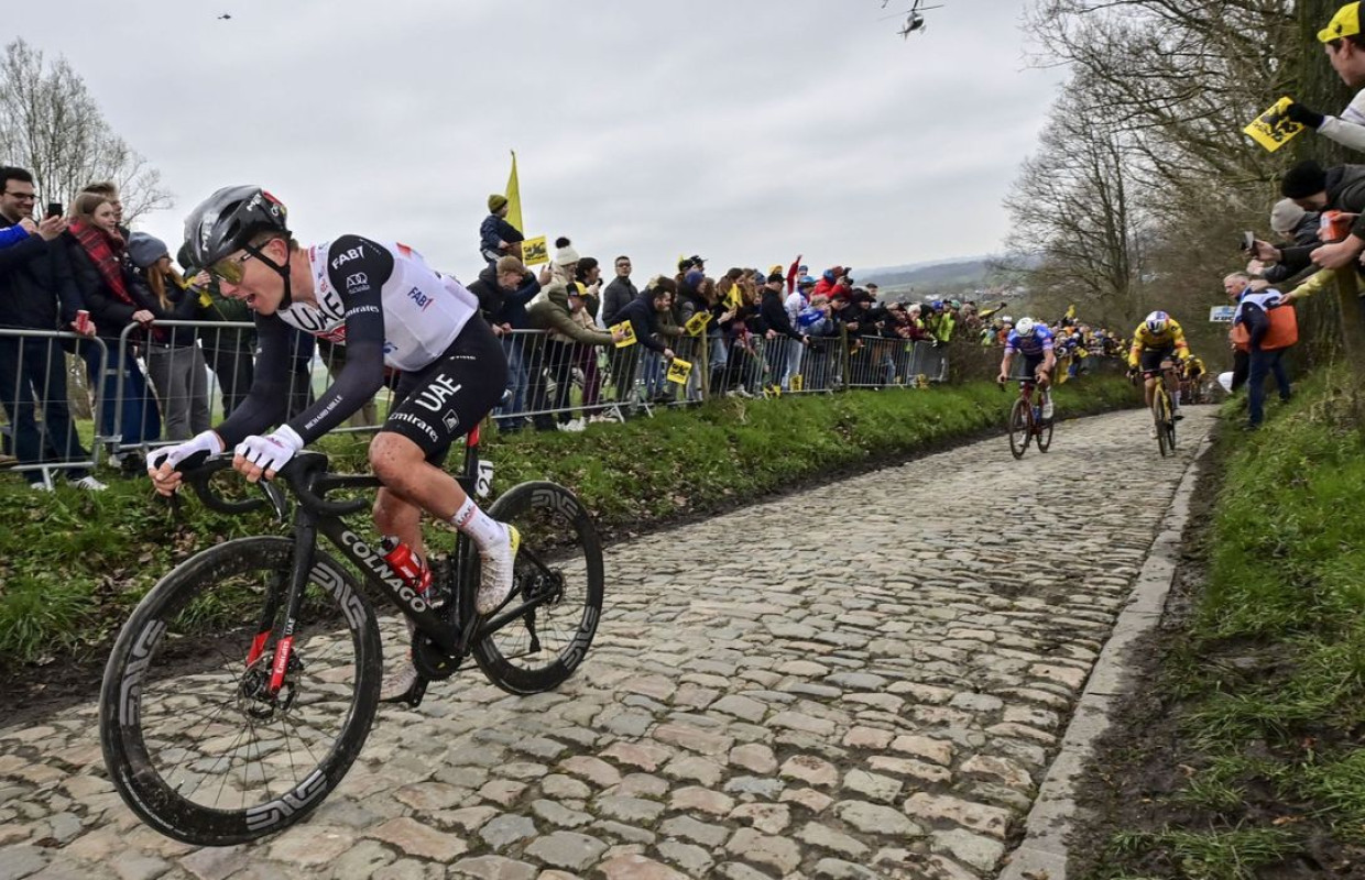 Pogacar is already collecting KOM for Paris-Roubaix
