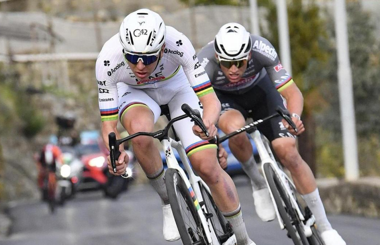 Pogačar on Van der Poel after their brilliant duel in Roubaix: "If I ...