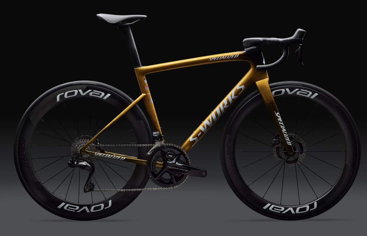 The S-Works Tarmac SL8 arrives in a limited edition: the "Golden Season ...