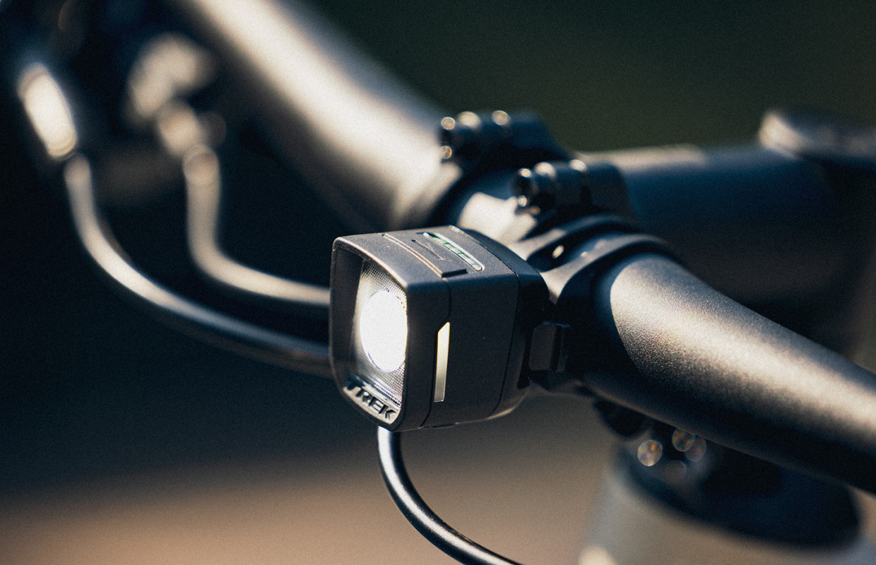 Visible up to 900 meters during the day: that's how the new Trek lights are