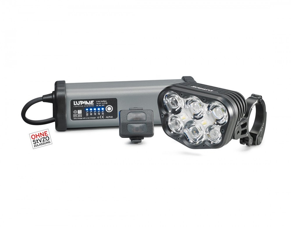 Lupine Alpha: con 7.200 lúmenes es la luz más potente del mercado