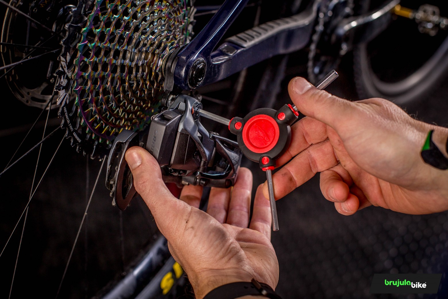 How to mount a SRAM AXS step by step