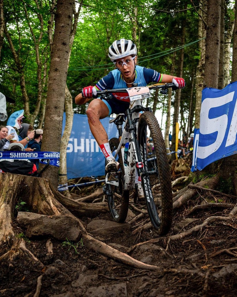 Las 10 MTB del podio en la Copa del Mundo XCO de Snowshoe 2022