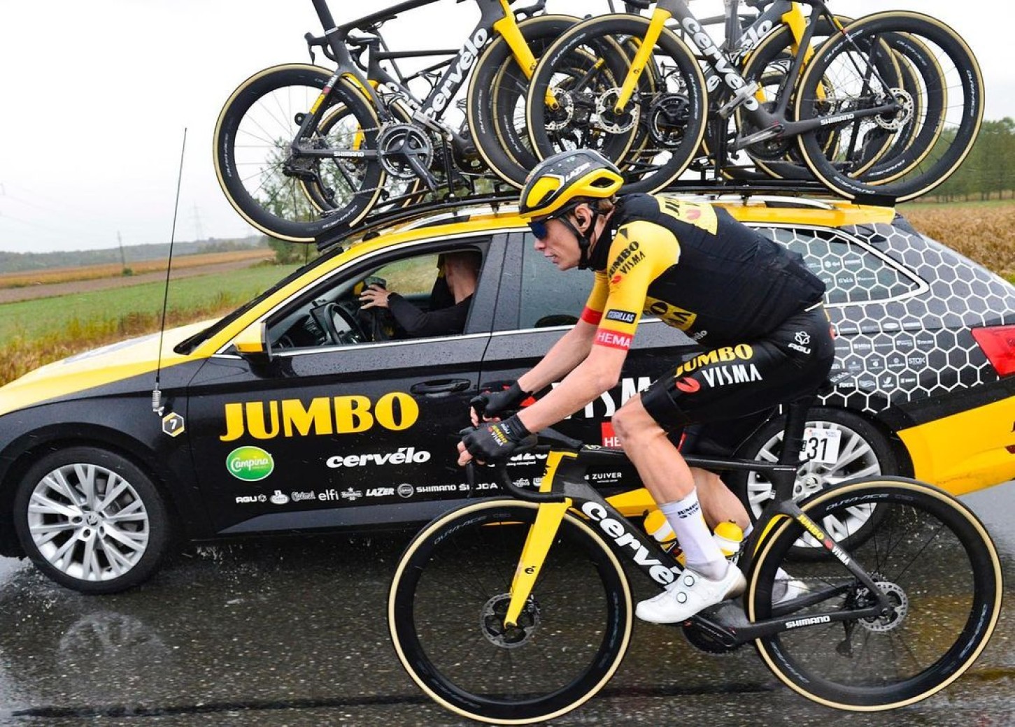 El Jumbo-Visma se cambia a SRAM
