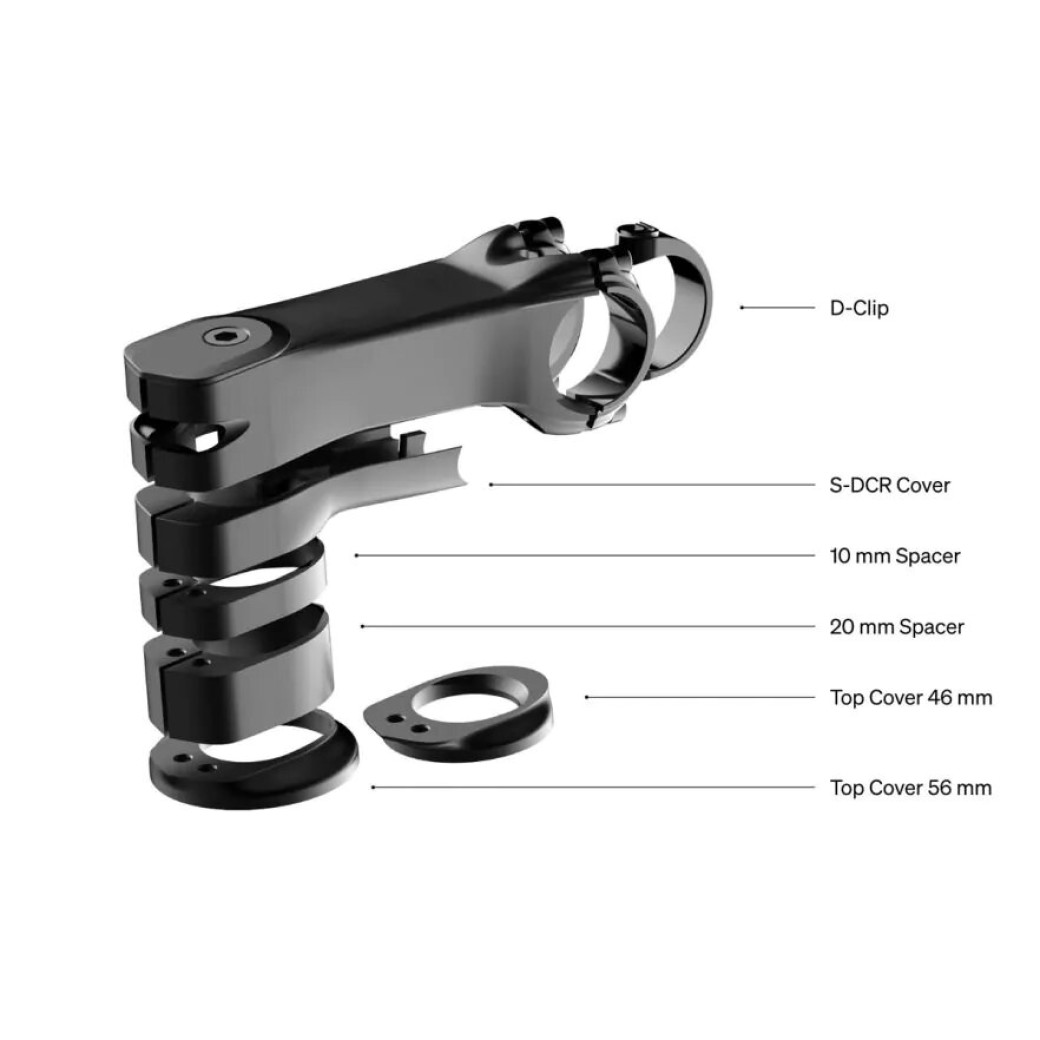 New DCR Superbox stem for internal or external cable routing