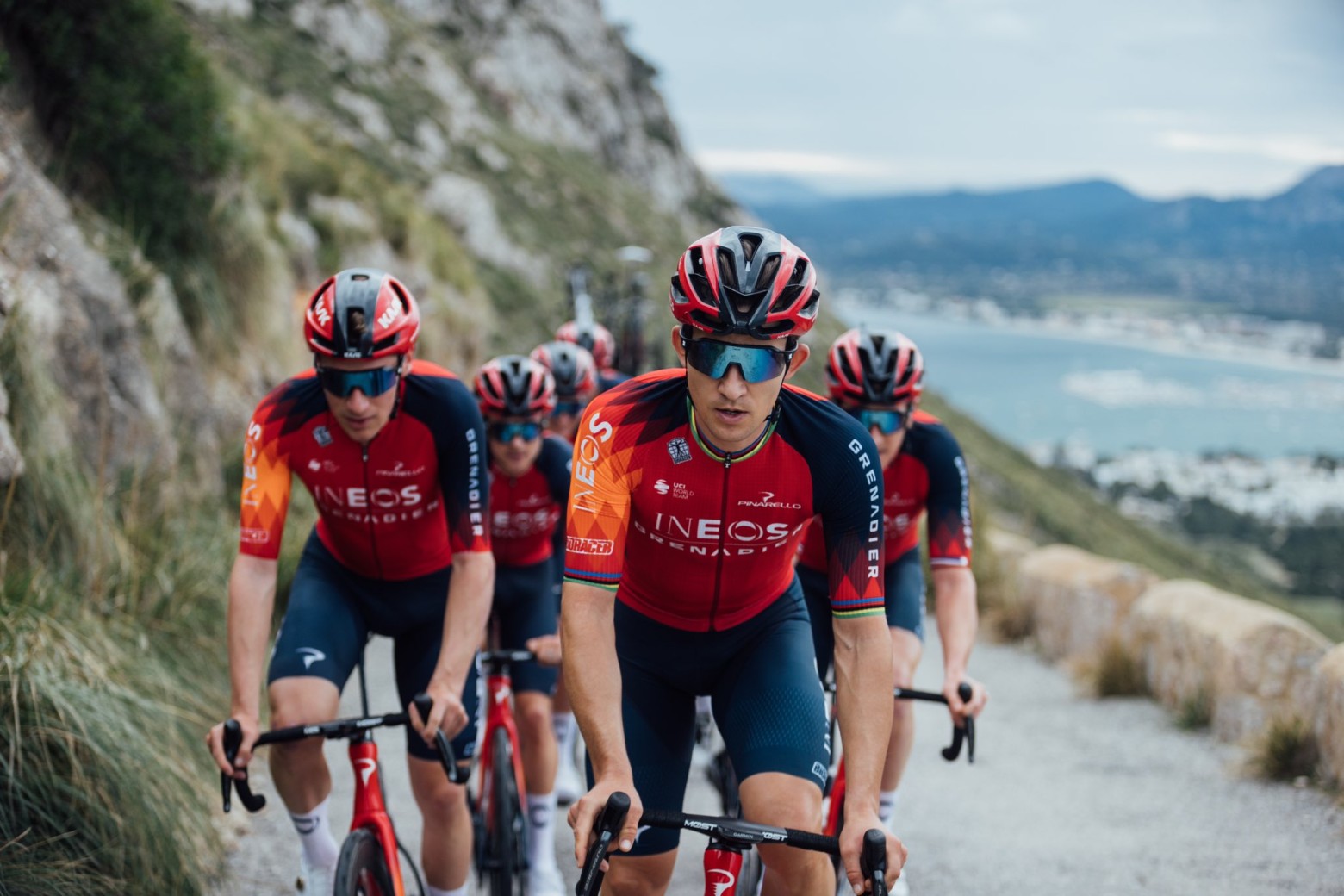 Some of the new 2023 kits for road teams