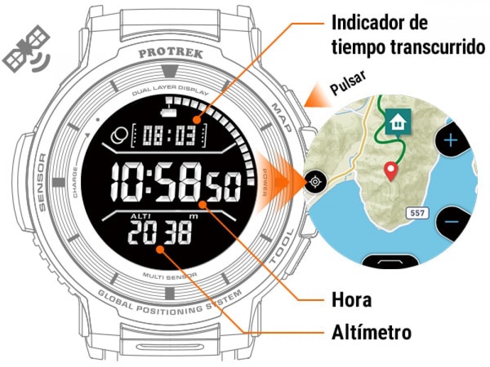 Casio ProTrek, un reloj inteligente perfecto para ciclistas