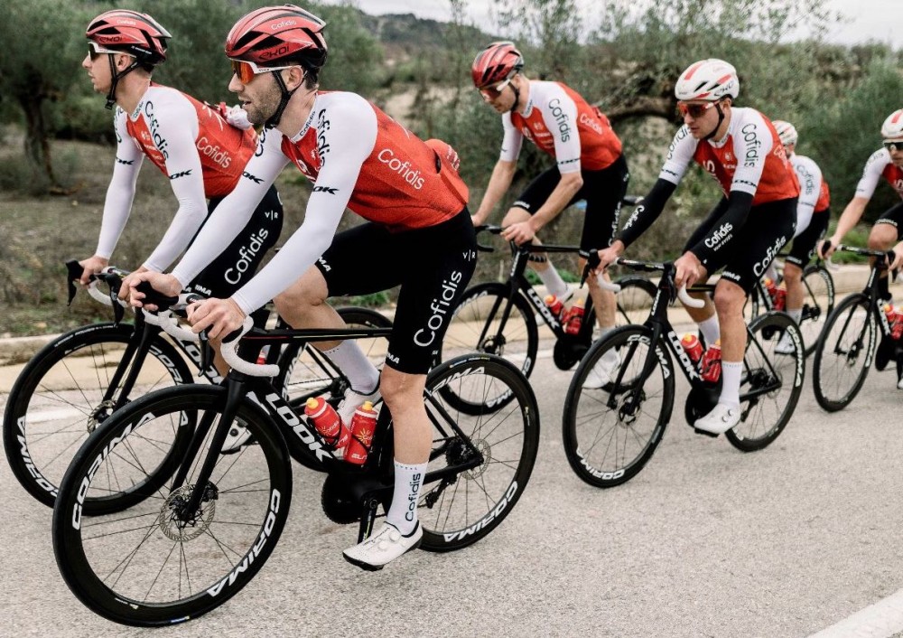 El prototipo de Look con el que compite el Cofidis Team