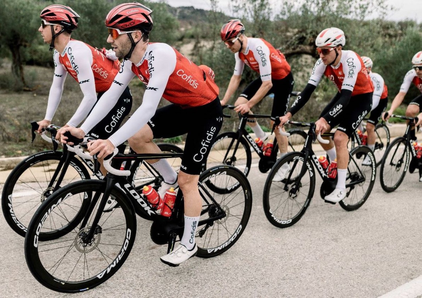El prototipo de Look con el que compite el Cofidis Team