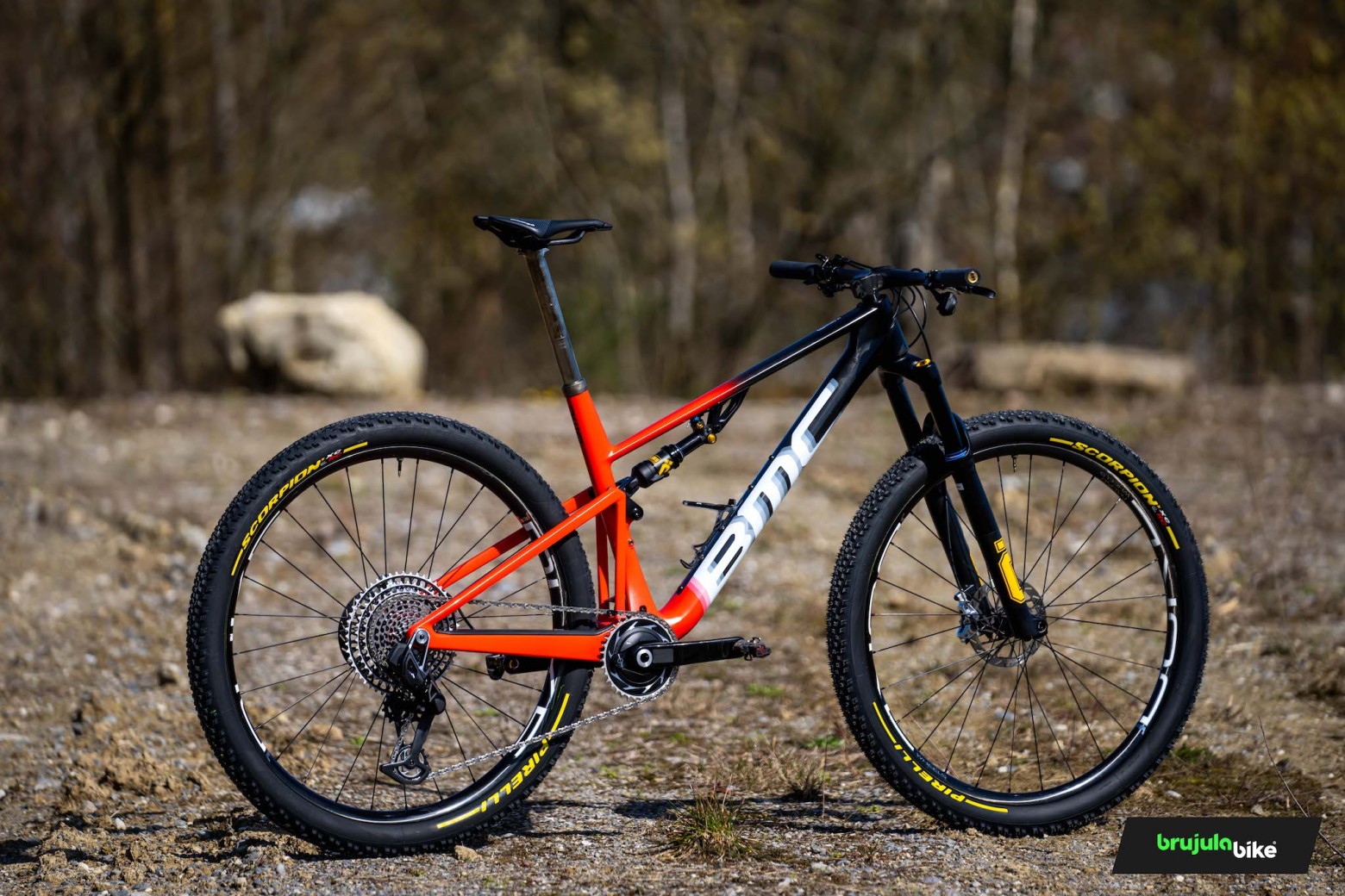 This is Jordan Sarrou's BMC Fourstroke 01 for 2023, with the magic of ...