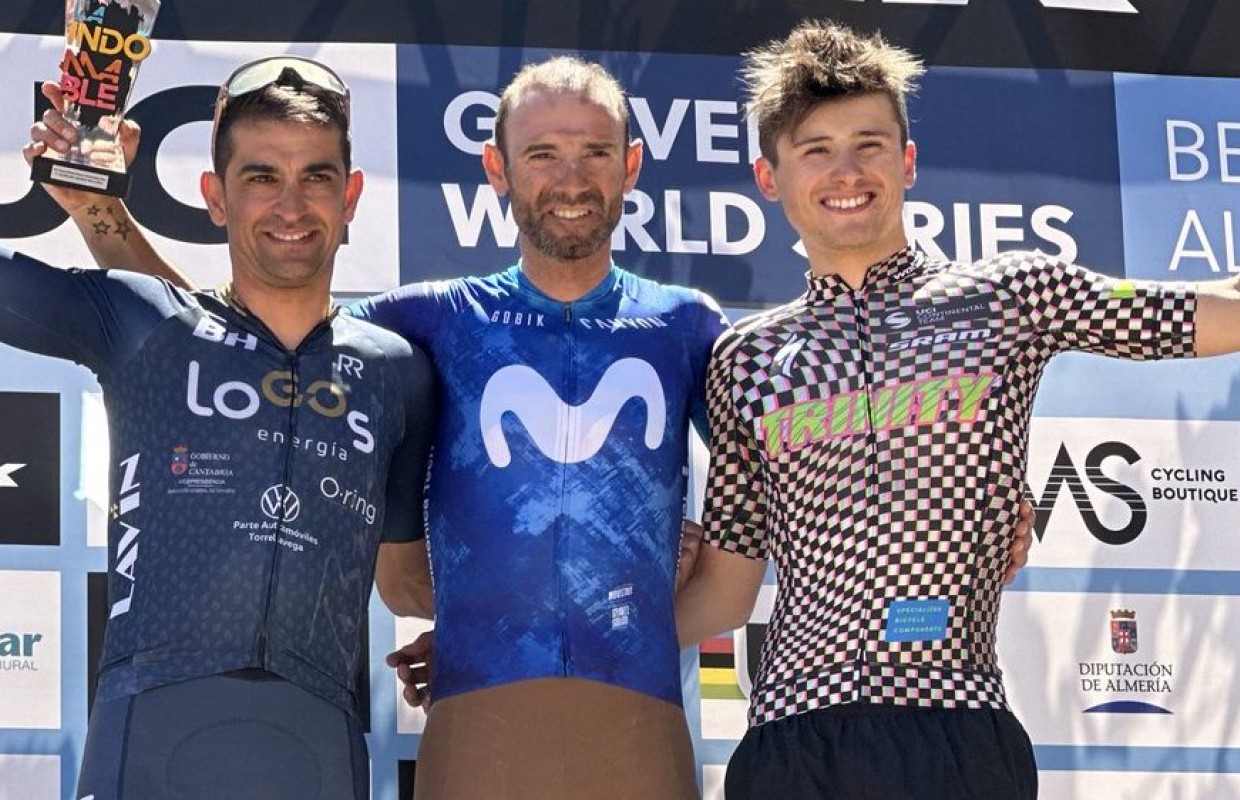 Valverde gana su primera carrera de gravel y apunta al Mundial