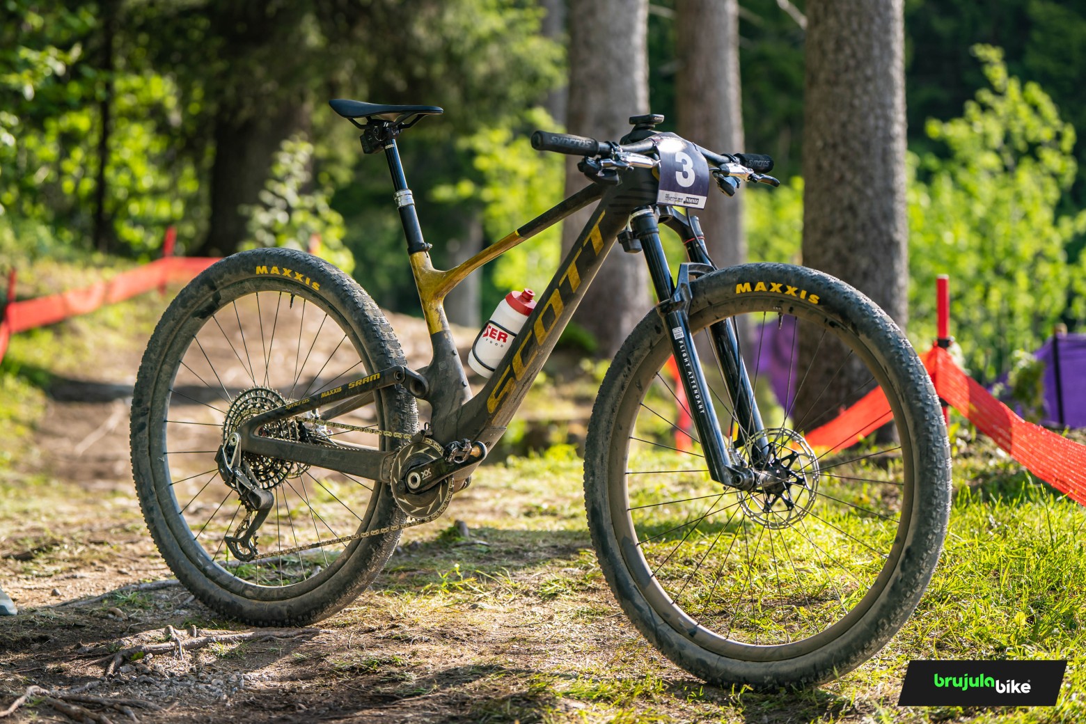 Al detalle la SCOTT Spark Flight Attendant de Schurter en Lenzerheide ...