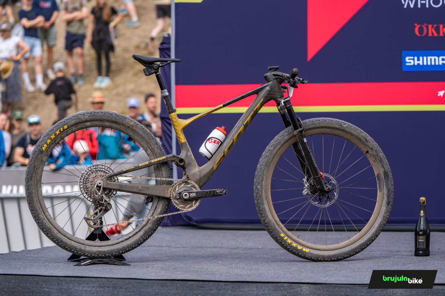 Al detalle la SCOTT Spark Flight Attendant de Schurter en Lenzerheide ...