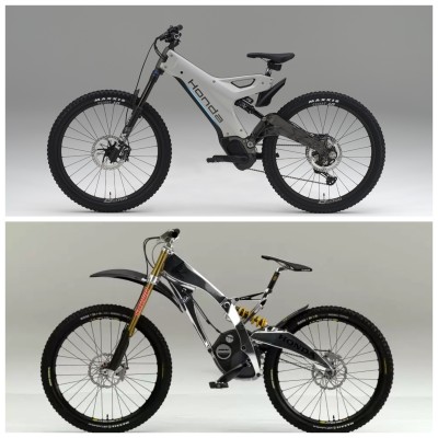 Honda sorprende con una e-MTB inspirada en su mítica RN01